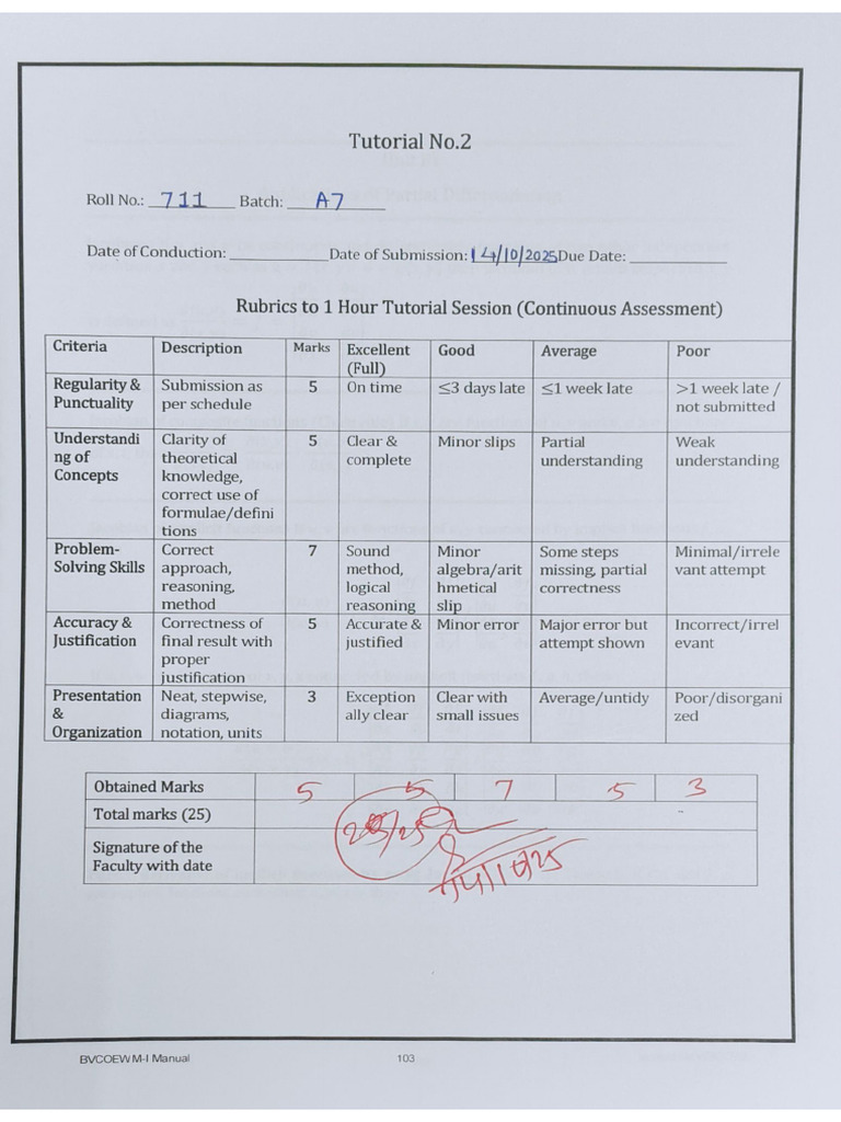 EM1 Tutorial No. 2 | PDF