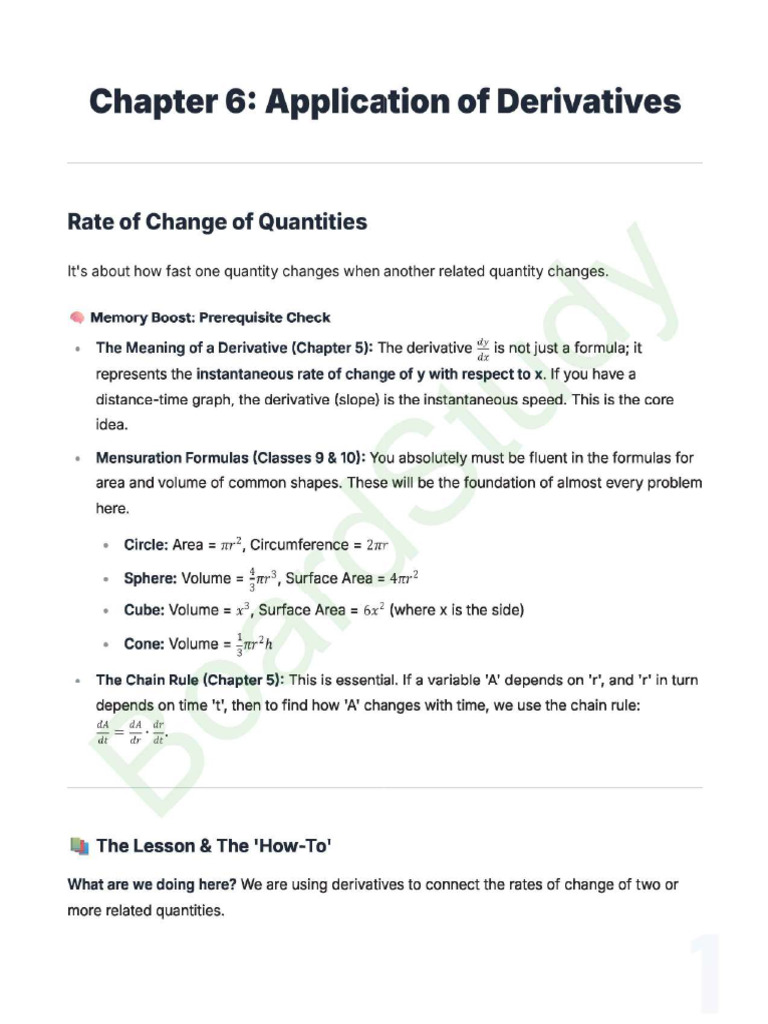 6.-Applications-of-Derivatives-xon096 | PDF