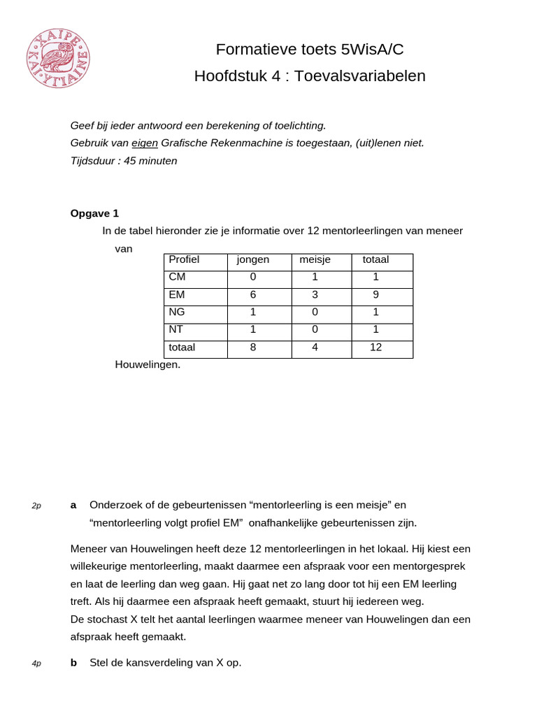 formatieve-toets-5wisA-hoofdstuk-4-20252026 | PDF