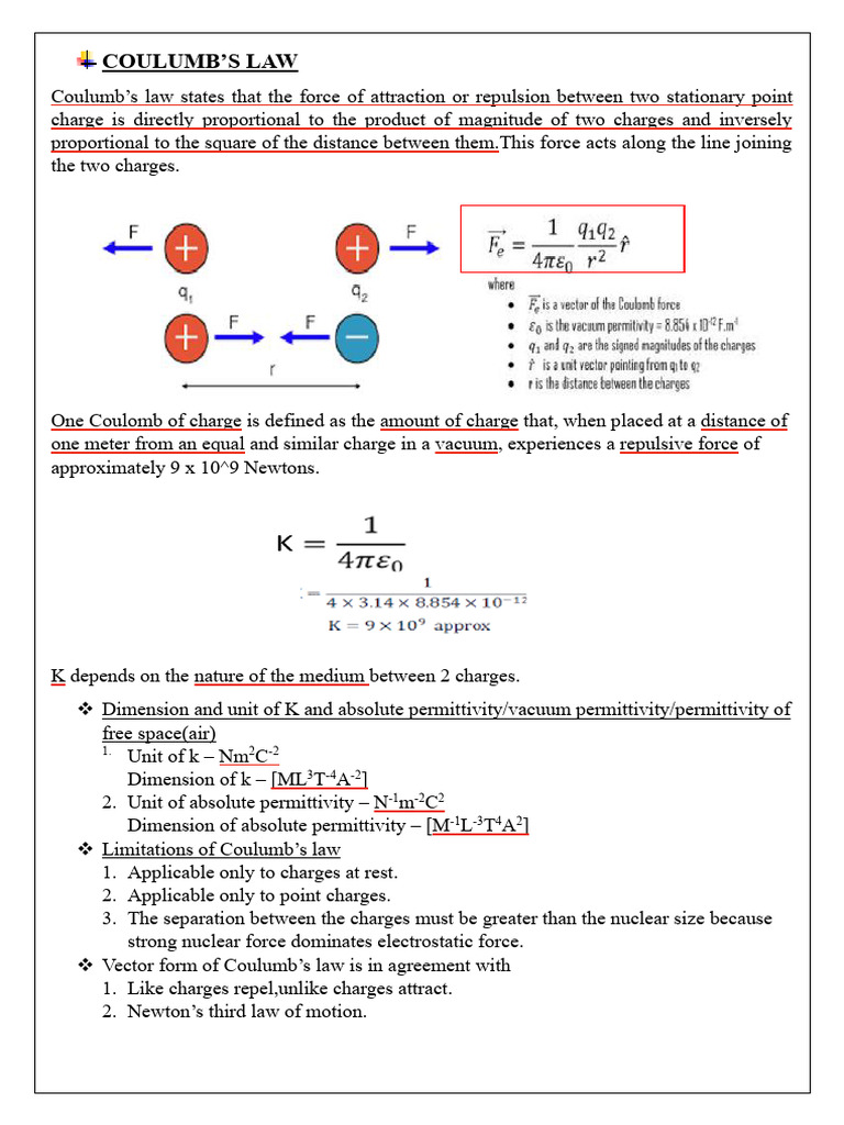 Electric Charges and Fields Part 2 | PDF | Electric Field | Force