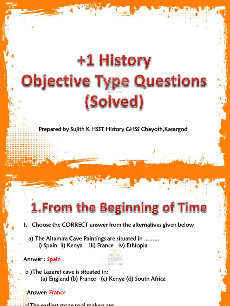 History Quiz Questions and Answers | PDF | Homo | Roman Empire