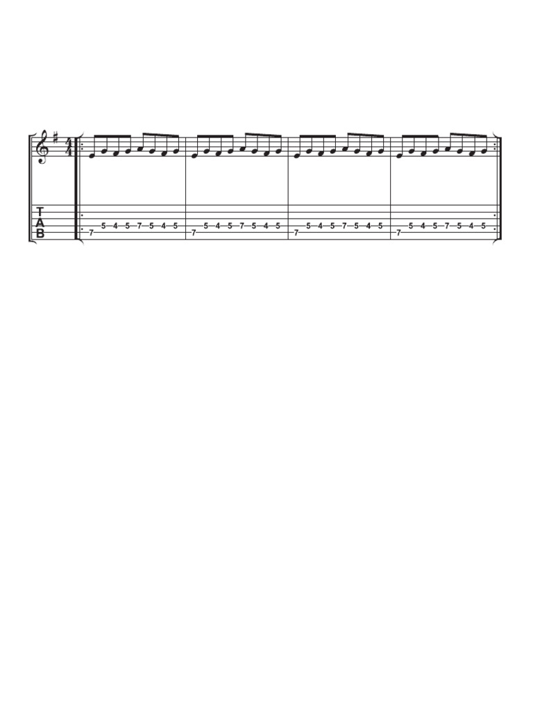 L10 04 BOS Single Note Line - Score | PDF