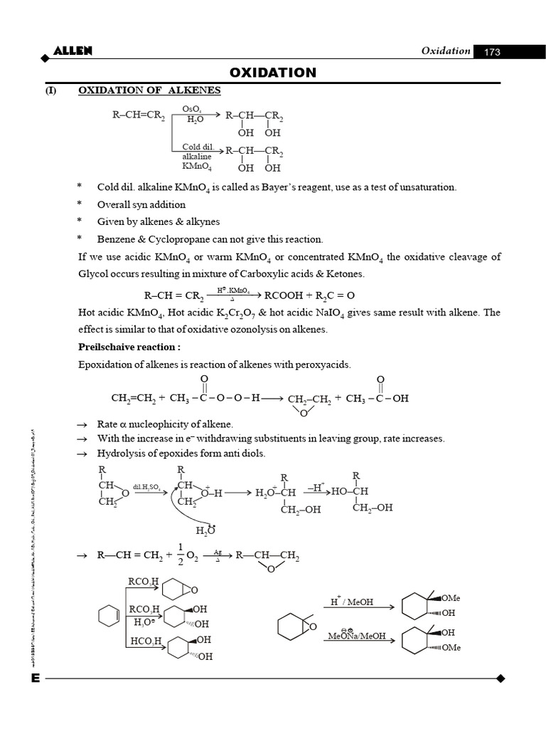 Oxidation Worksheet | PDF | Ketone | Carboxylic Acid