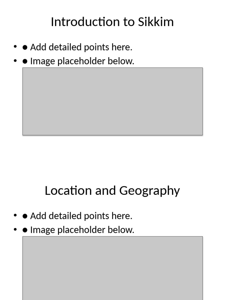Sikkim Presentation | PDF