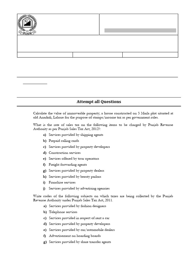 Provincial Receitp Punjab | PDF | Taxes | Government Finances