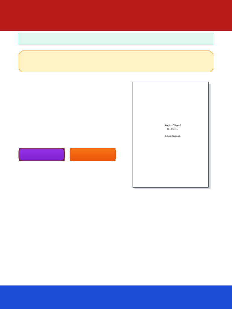 Book of Proof 3rd Edition Richard Hammack ebook permanent access pdf ...