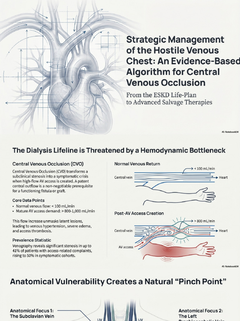 Hostile Venous Chest Strategic Management | PDF
