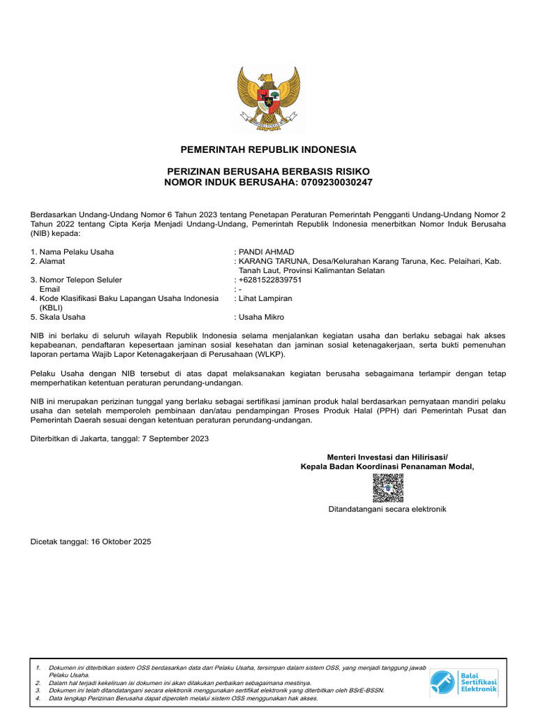 Nib Pandi Ahmad | PDF