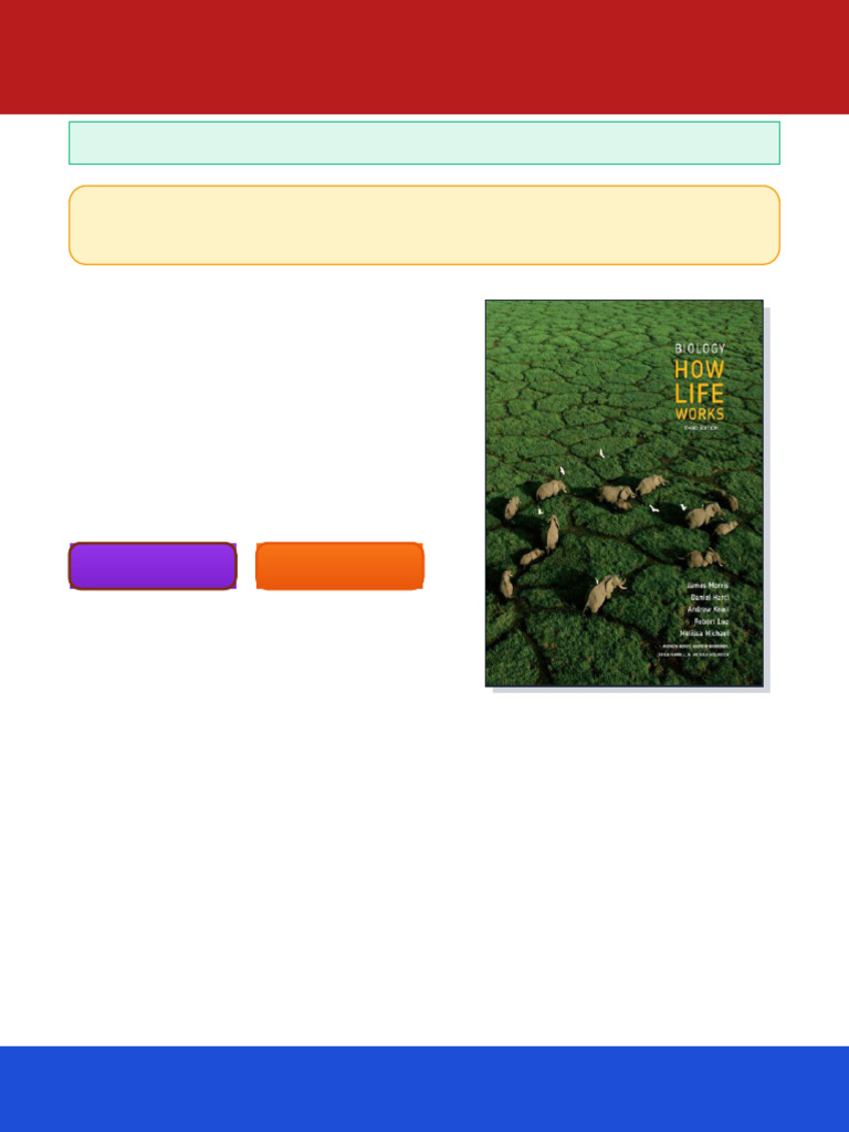 Biology How Life Works 3rd Edition James Morris Ebook Premium Reading ...