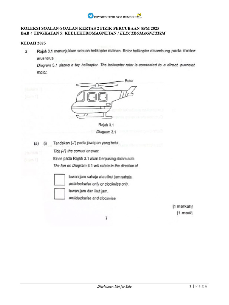 Koleksi k2 Trial Fizik SPM 2025 t5 Bab 4 | PDF