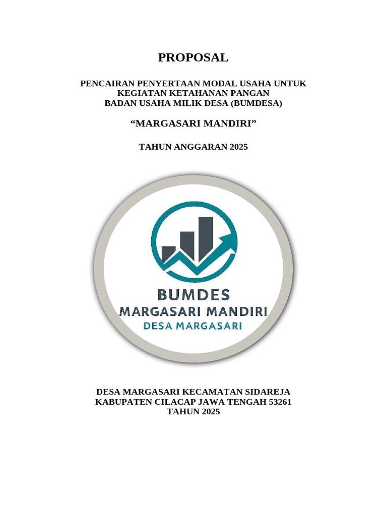 PROPOSAL PENCAIRAN KETAPANG | PDF