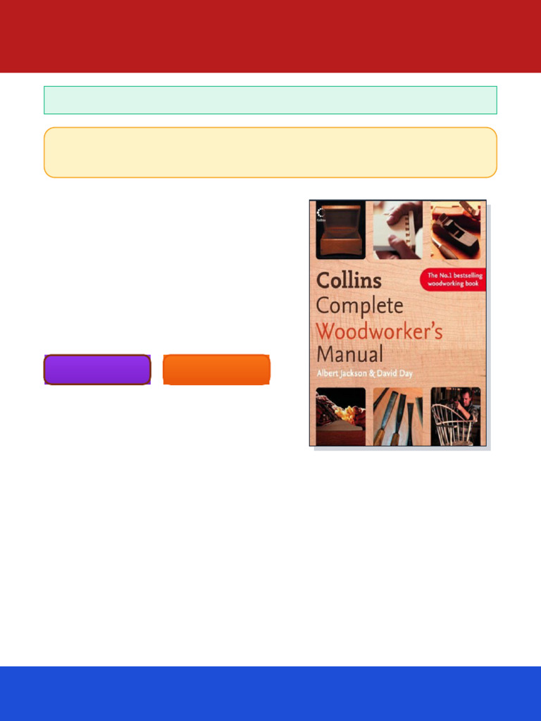 Collins Complete Woodworker s Manual 3rd Edition Albert Jackson ebook ...