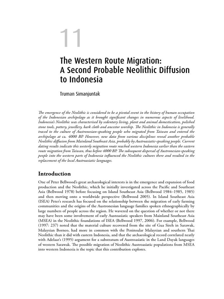 The Western Route Migration a Second Pro | PDF