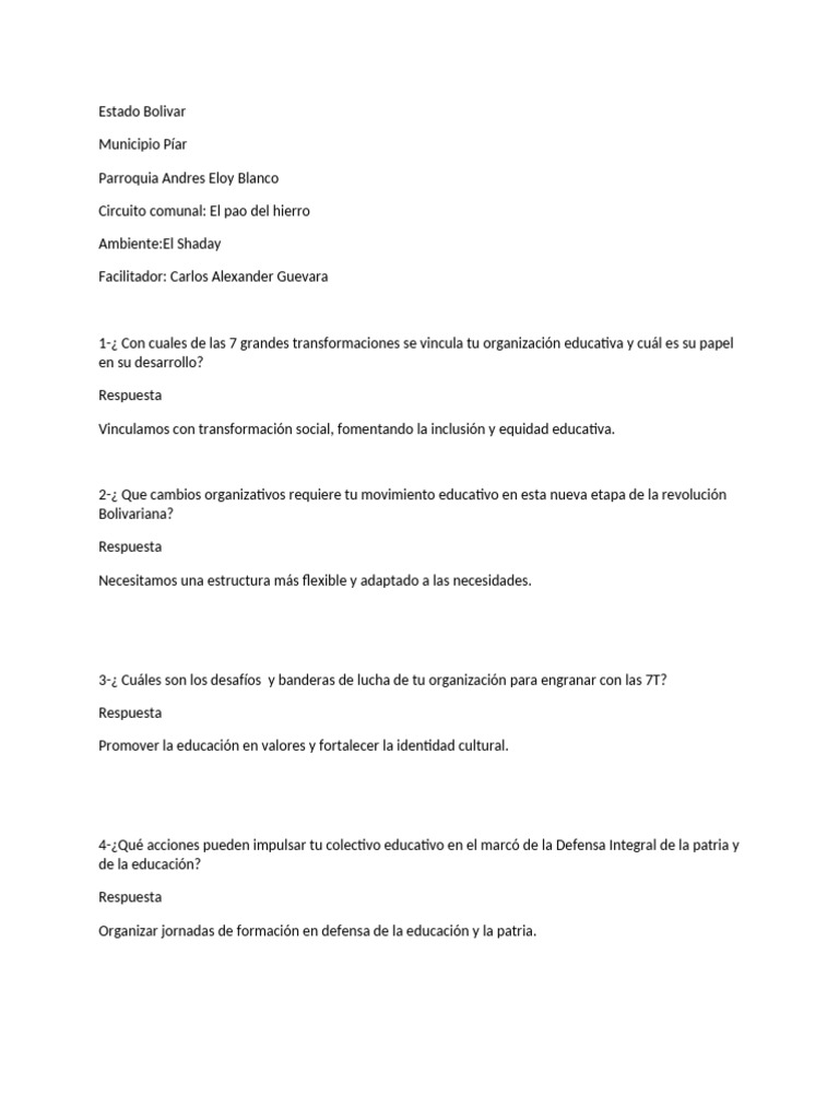 Ambiente El Shaday | PDF