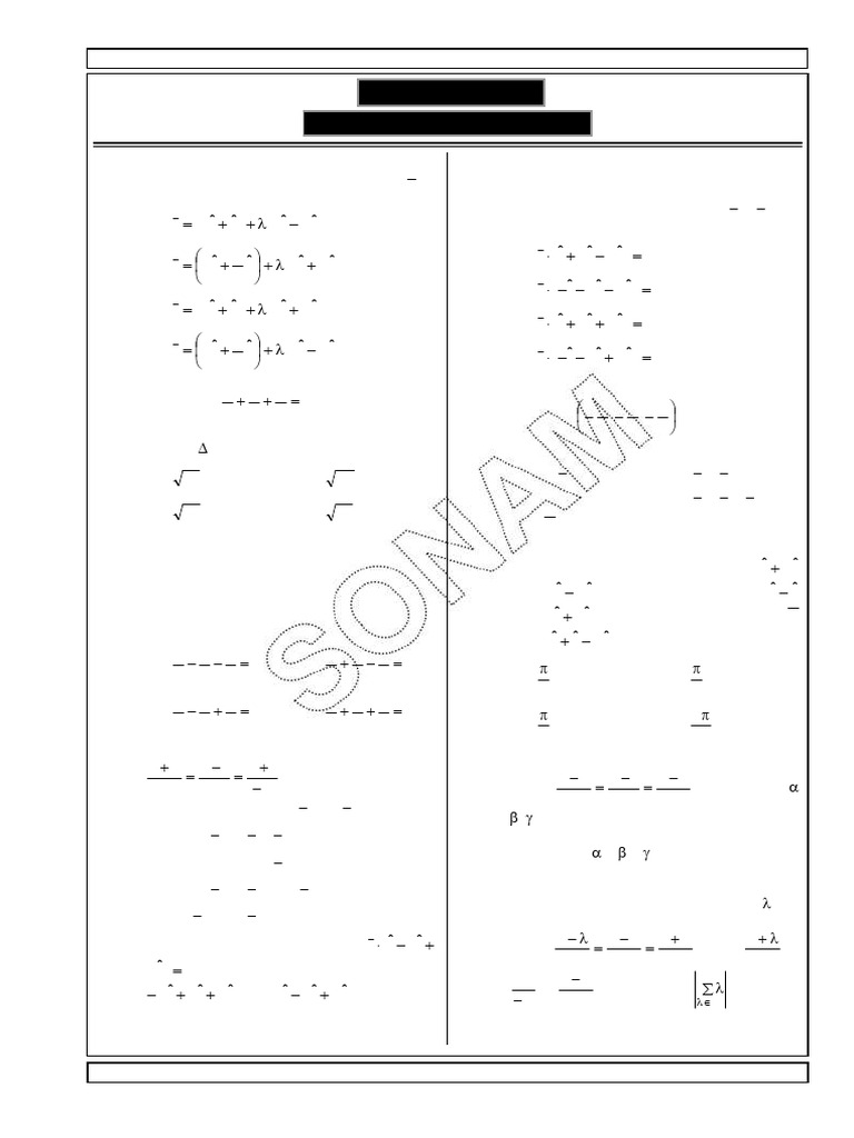 CET JEE Mathematics: Lines & Plane MCQs | PDF | Cartesian Coordinate ...