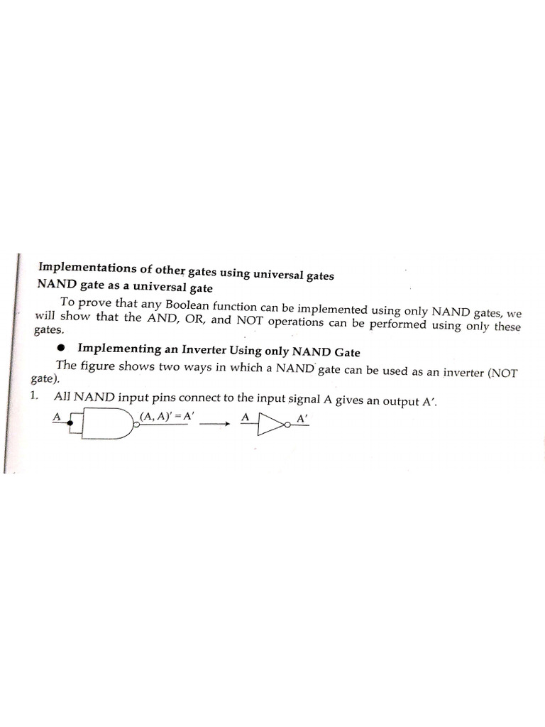 Practical 4th Implementation of Gates Using Universal Gates | PDF