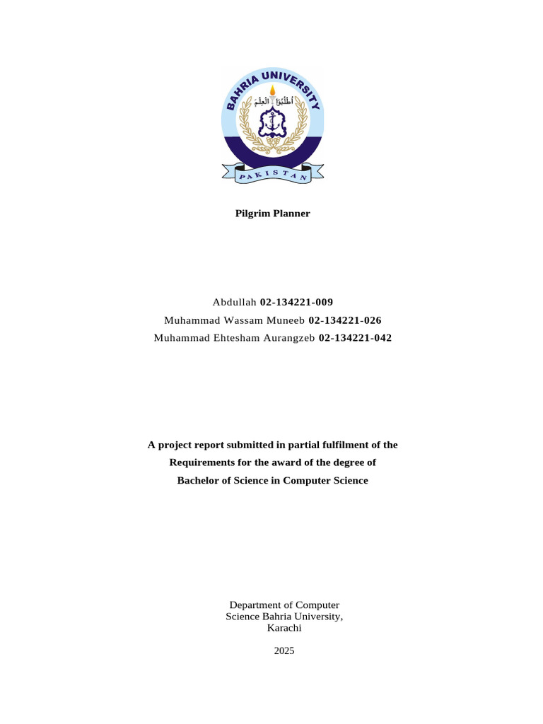 Pilgrim Planner Final Report 009[1]-1 | PDF | Hajj | Pilgrimage