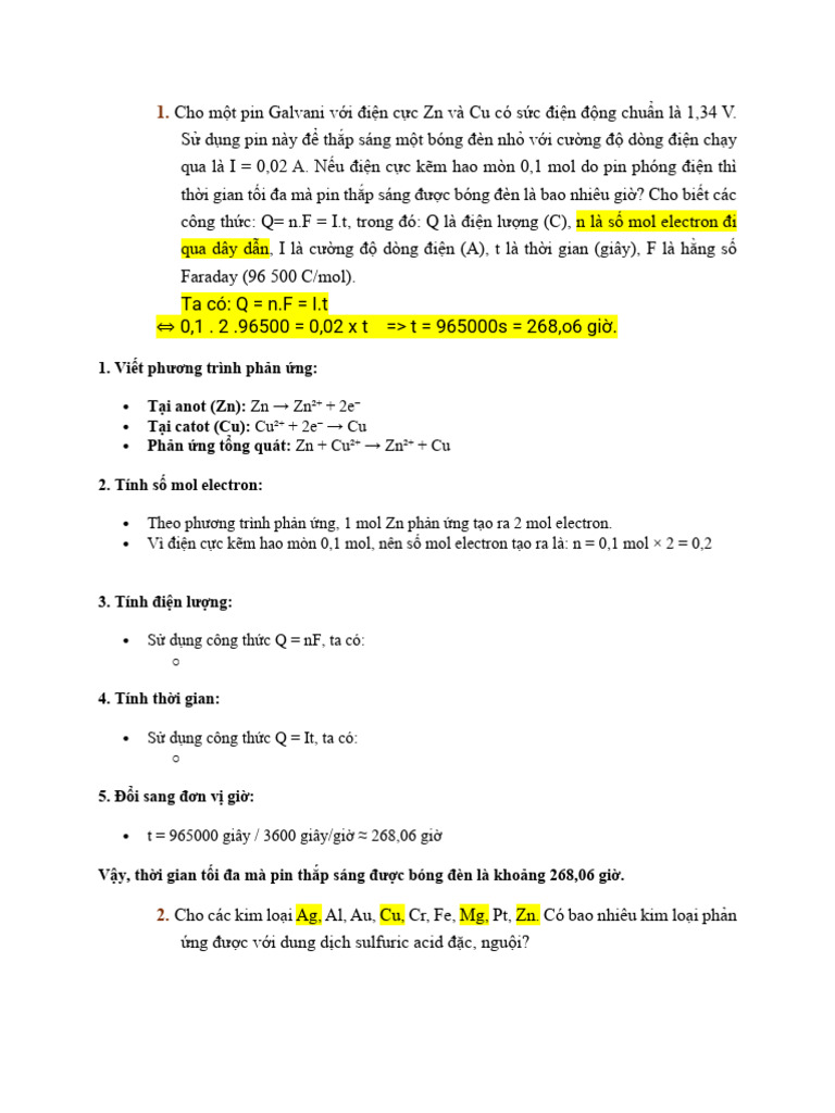 Bai Tap Tu Luan Giua Ky 12 | PDF