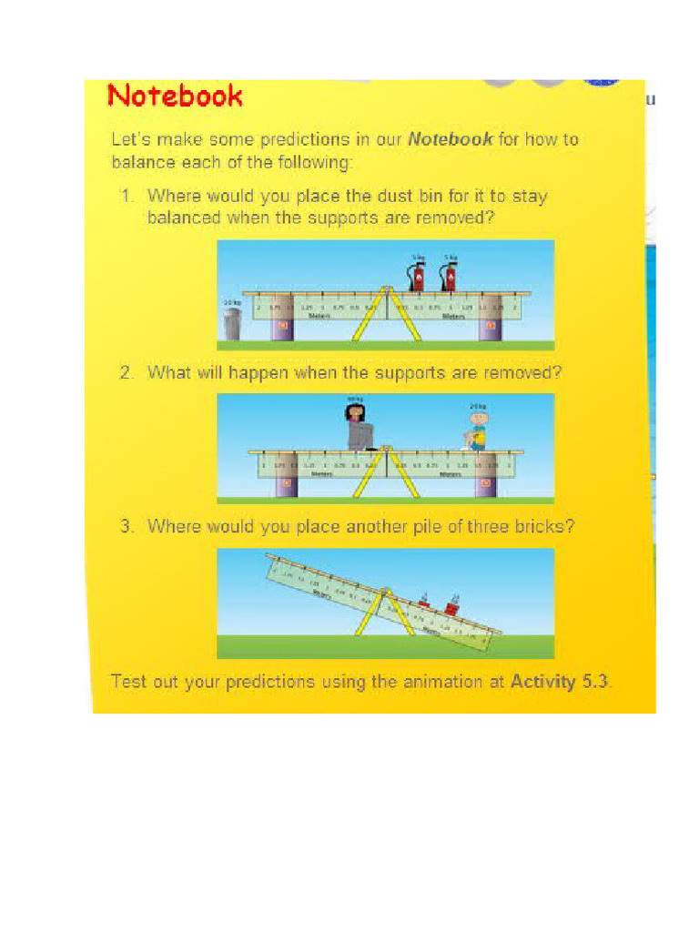 Science of Toys - 5.3 Worksheet | PDF