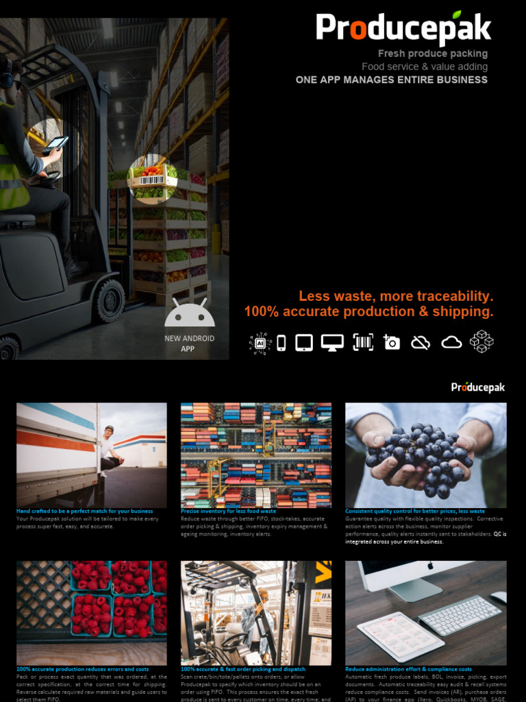 Fresh Produce Packing Management App | PDF | Mobile App | Inventory