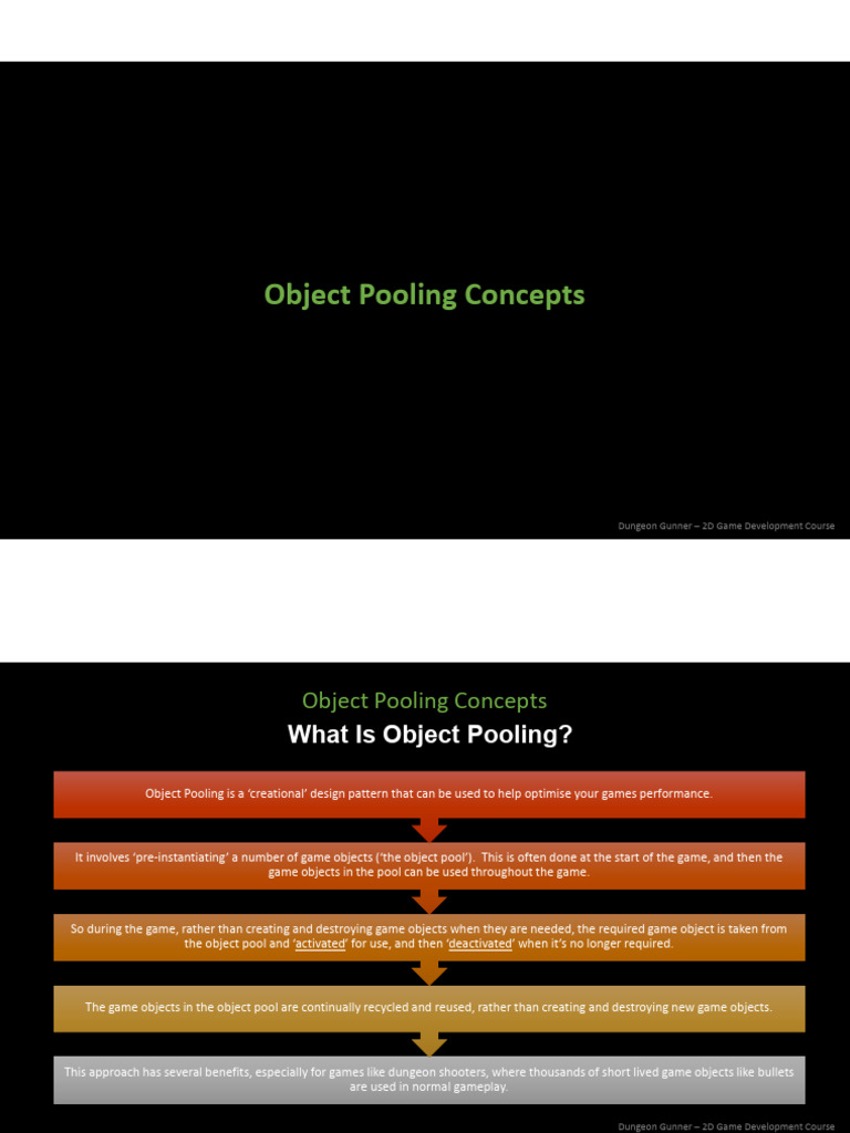 1.1 Object Pooling Concepts | PDF | Computer Programming | Computing