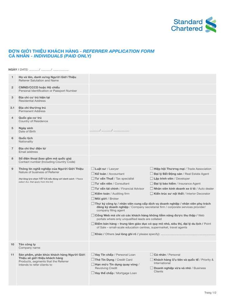 Referrer Application (2) | PDF