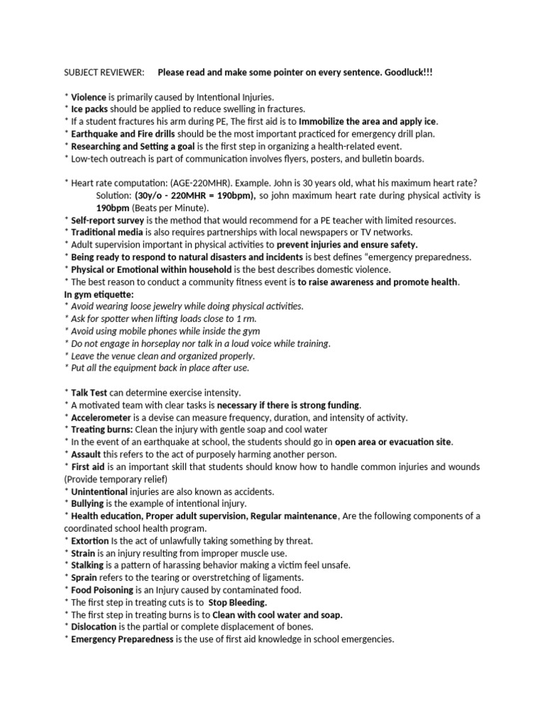 G11 Reviewer 2nd Quarter | PDF