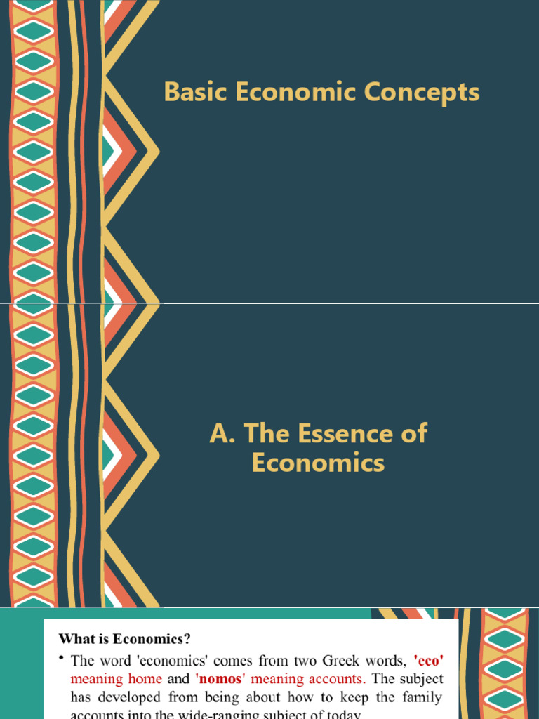 Basic Economic Concept PPT Complete | PDF | Macroeconomics | Recession