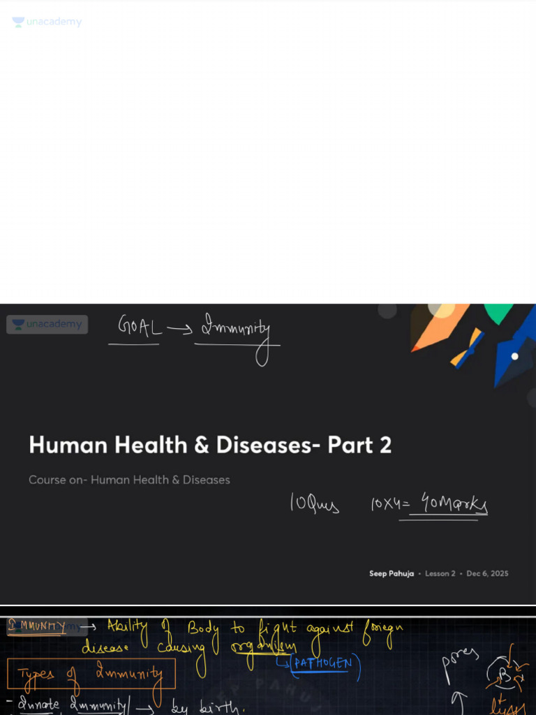 Human Health Diseases Part 2 With Anno | PDF