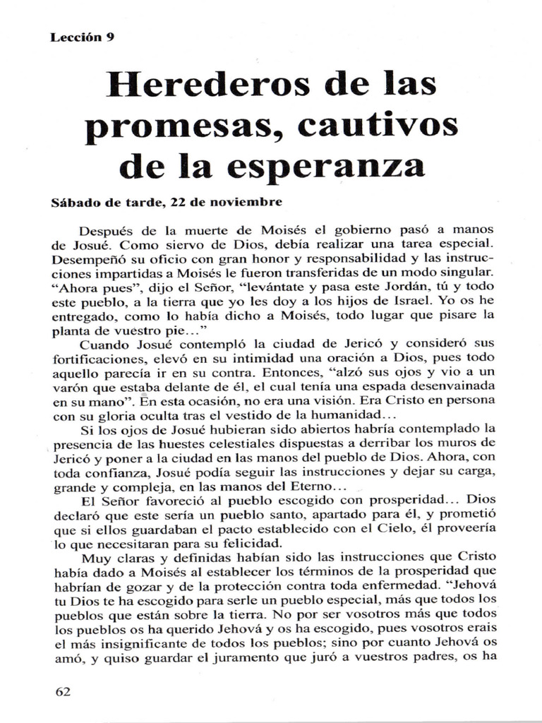 29 11 25 Herederos Promesas | PDF