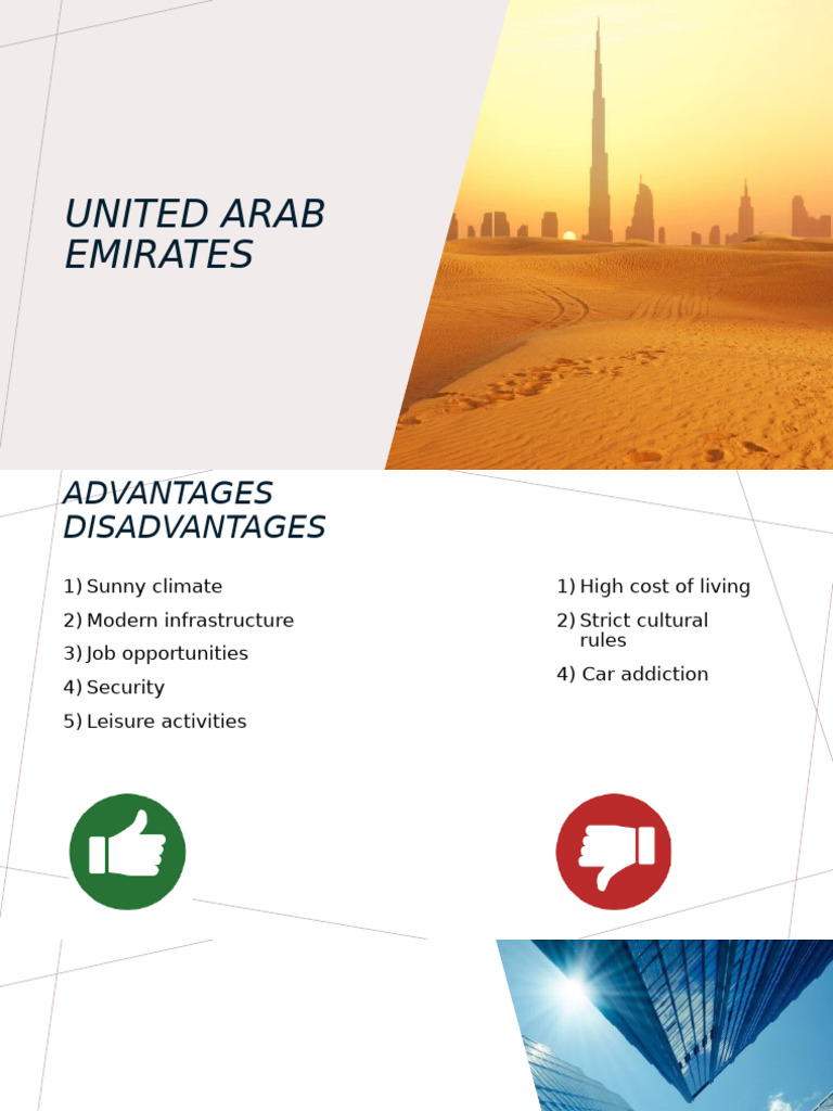 Living in the UAE: Pros and Cons | PDF
