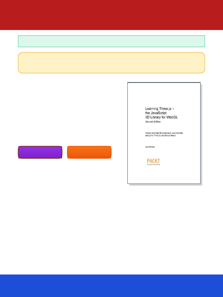 Learning Three js the JavaScript 3D Library for WebGL 2nd Edition Jos ...