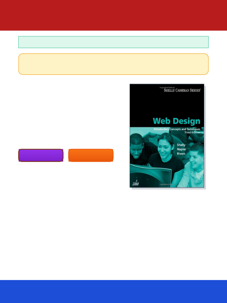 Web design introductory concepts and techniques 3rd Edition Gary B ...