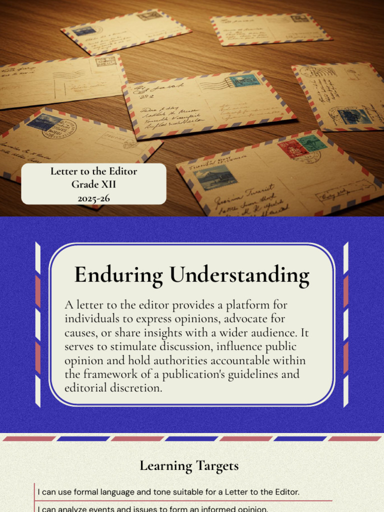 Writing Effective Letters to the Editor | PDF | Mental Health | Public ...