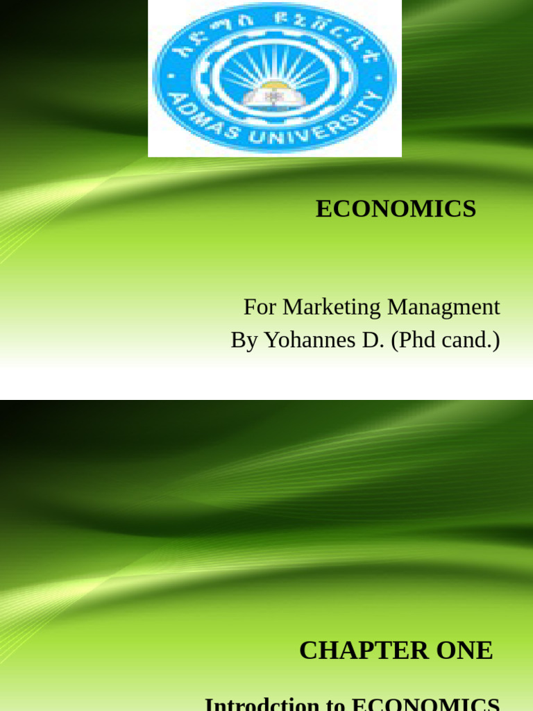 Economics CHAPTER 1 Presented | PDF | Economics | Macroeconomics