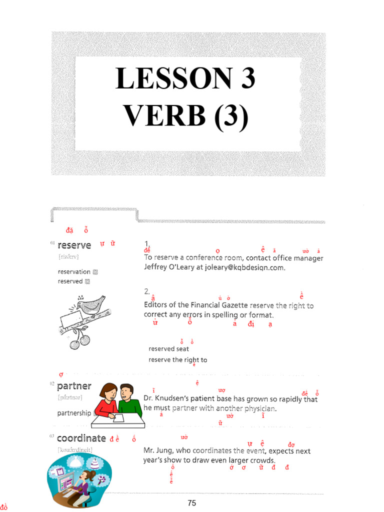 Vocab Lesson 3 & 4 | PDF