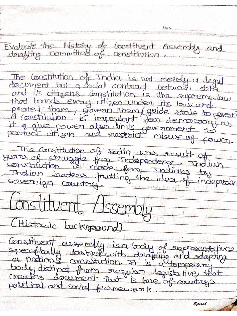 Making of Constitution and Constituent Assembly | PDF
