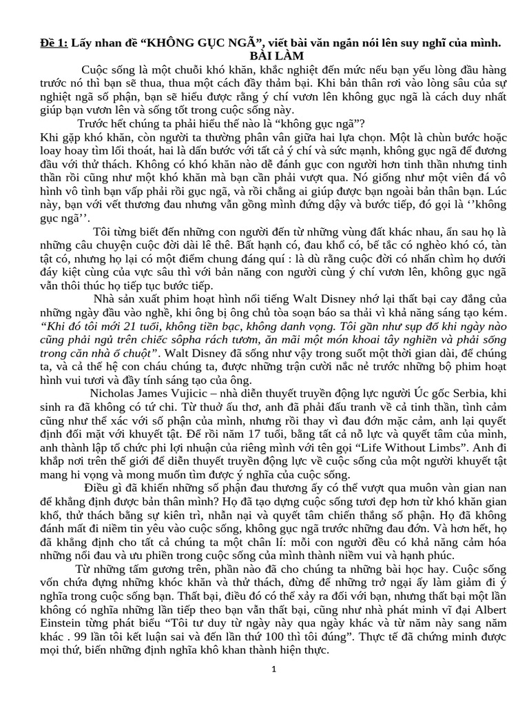 BÀI-VĂN-MẪU-HSG-NLXH | PDF