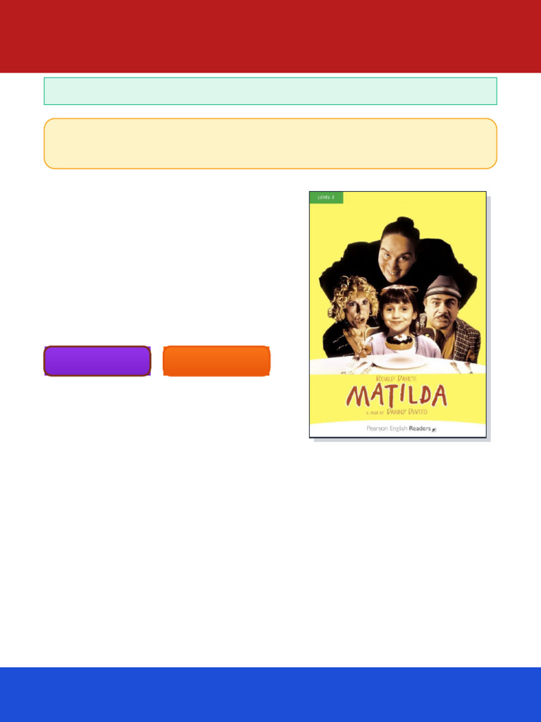 Matilda Pearson English Readers Level 3 2nd Edition Na ebook enhanced ...