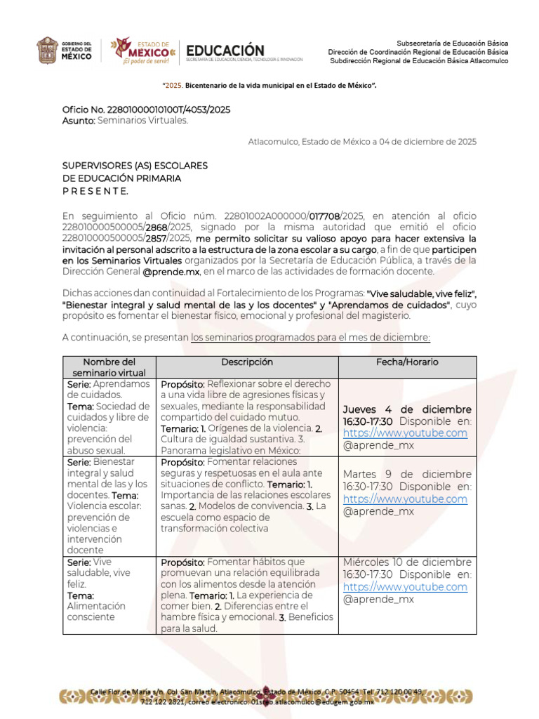 Oficio No. 4053-Area Juridica_vida Saludable_04!12!2025 | PDF ...