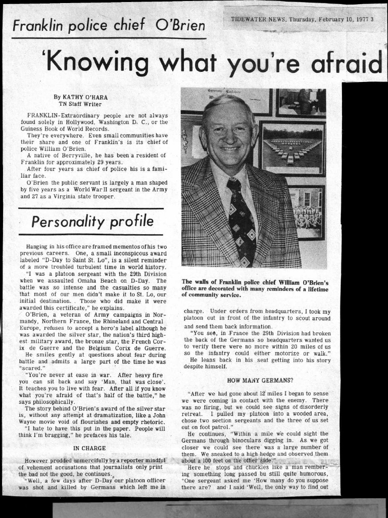 Knowing What You'Re Afraid of Is Half The Battle | PDF | Normandy ...