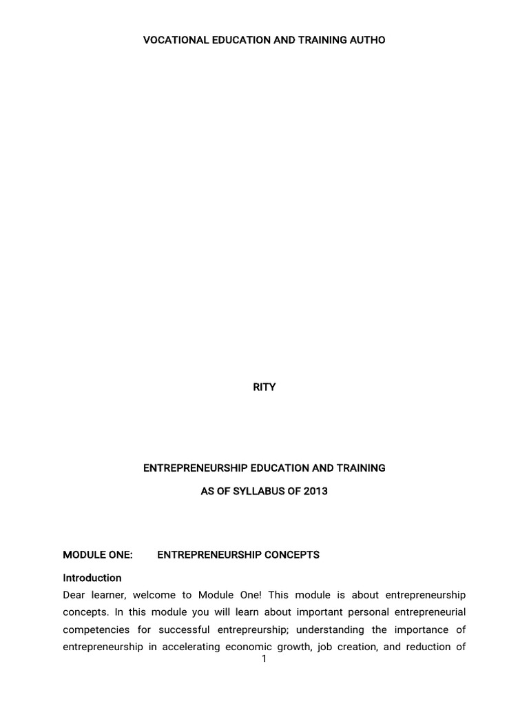 Eet Soft Copy Notes-1-1 | PDF | Entrepreneurship | Business Economics