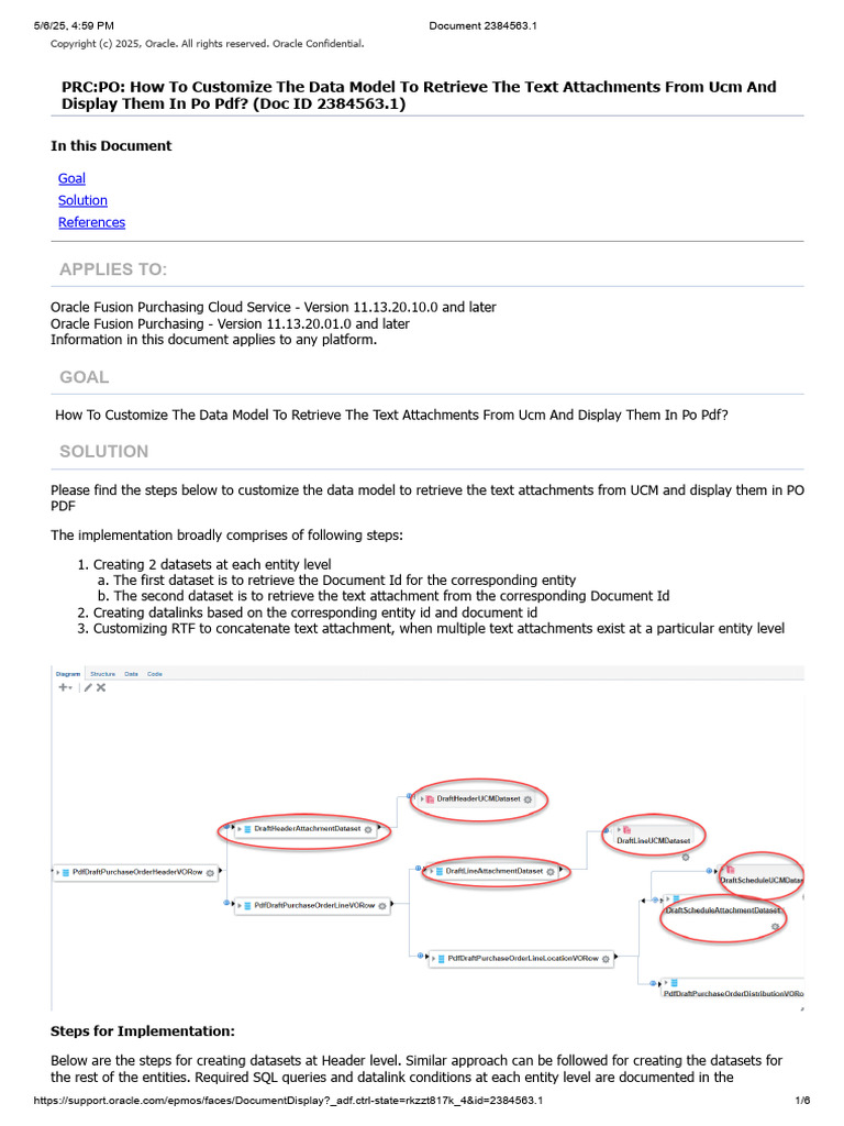 Customize Data Model for PO PDF Attachments | PDF | Computer Data ...