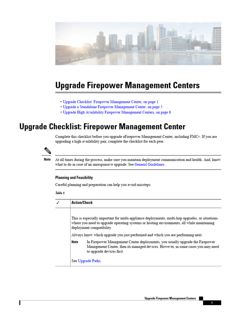 Firepower Management Center Upgrade Guide | PDF | Backup | System Software