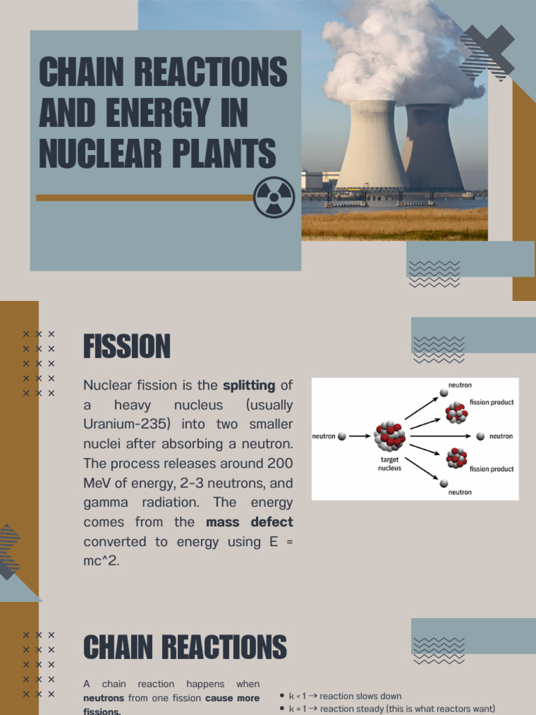 Nuclear Fission and Chain Reactions Explained | PDF | Nuclear Reactor ...