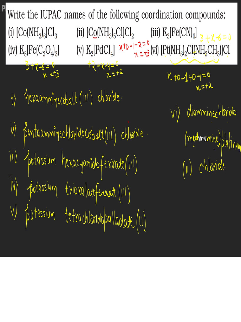 IUPAC Que | PDF