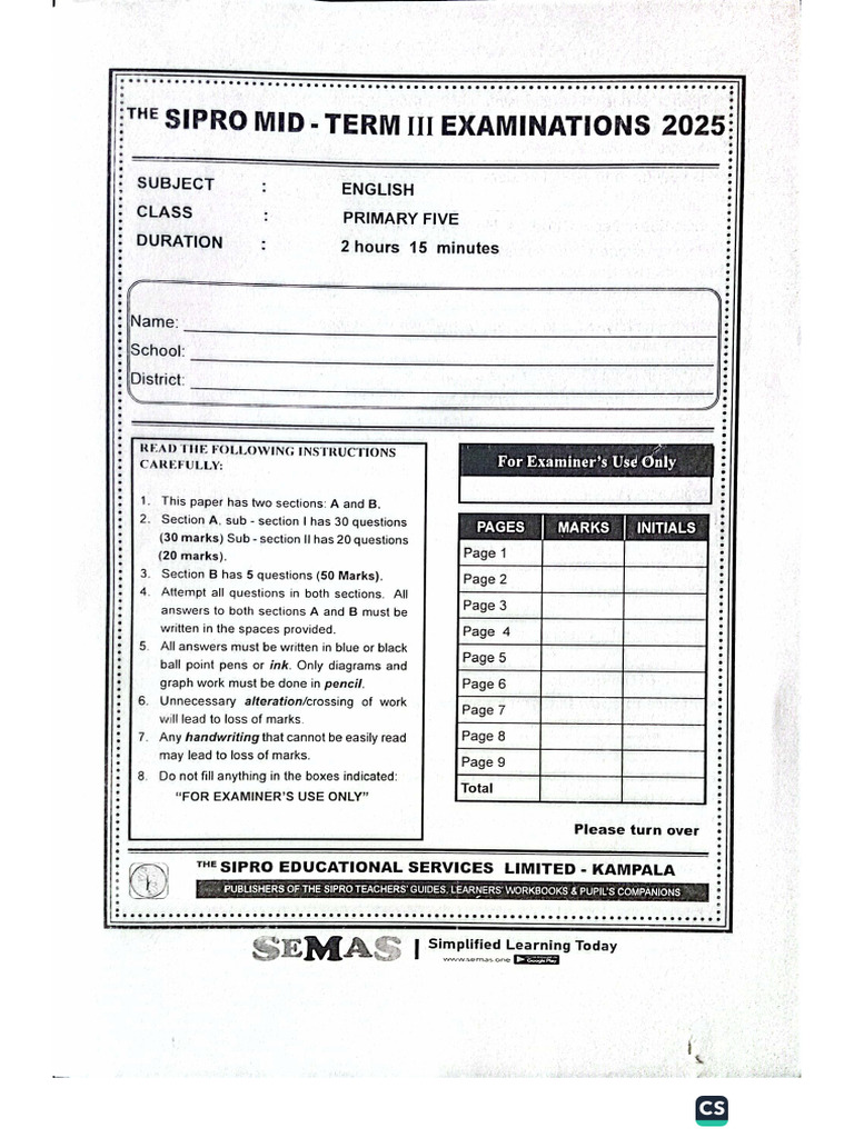 Sipro p.5 Mid 3 Eng | PDF
