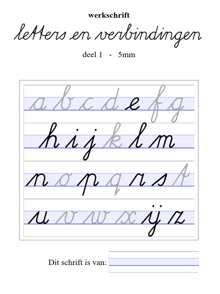 Letters en Verbindingen 1 Gekleurdezone Doorverbondent | PDF