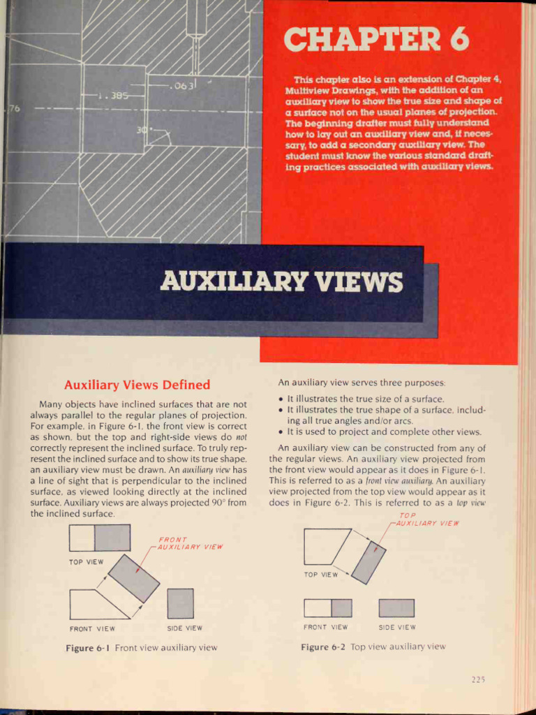 Chapter 2 - Auxiliary View Projection | PDF | Drawing | Classical Geometry