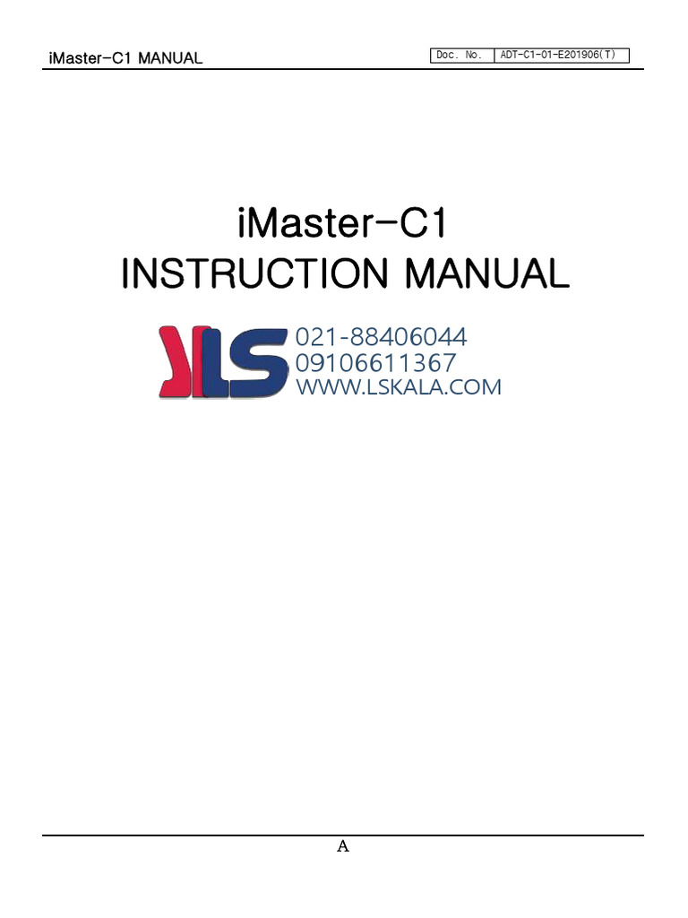 Imaster c1 | PDF | Power Supply | Relay